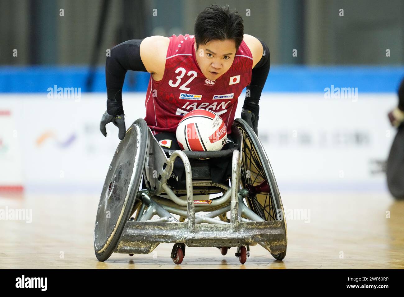 Chiba, Japan. 28th Jan, 2024. Katsuya Hashimoto (JPN) Wheelchair Rugby : Final Match between ...