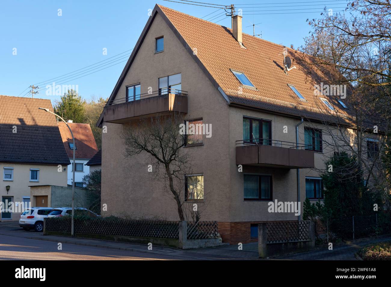Autumn Charm in Germany. European Streets of a German Town Stock Photo ...