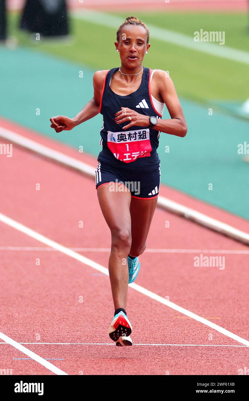 Osaka, Japan. 28th Jan, 2024. Workenesh Edesa Eth (ETH) Marathon ...