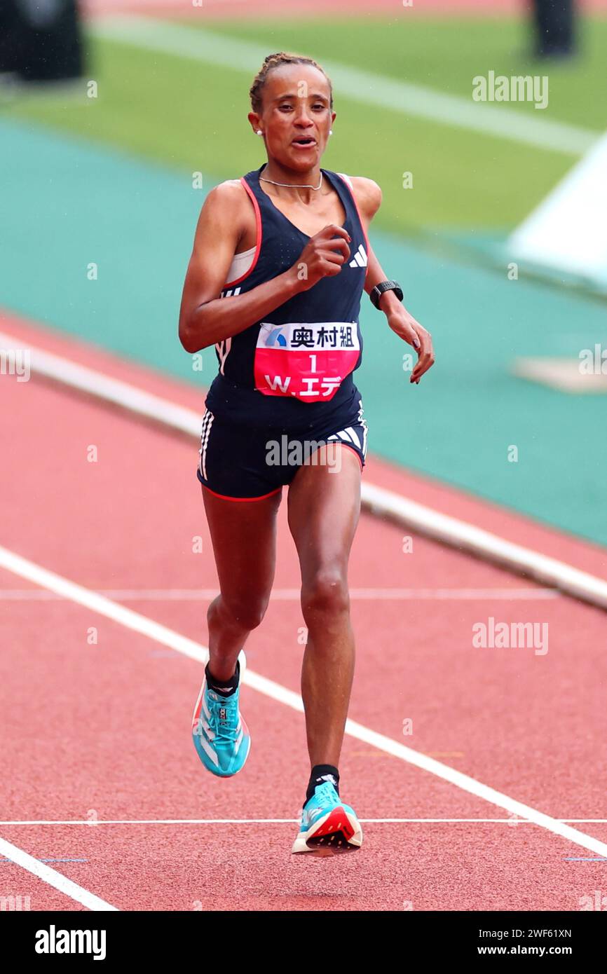 Osaka, Japan. 28th Jan, 2024. Workenesh Edesa Eth (ETH) Marathon ...
