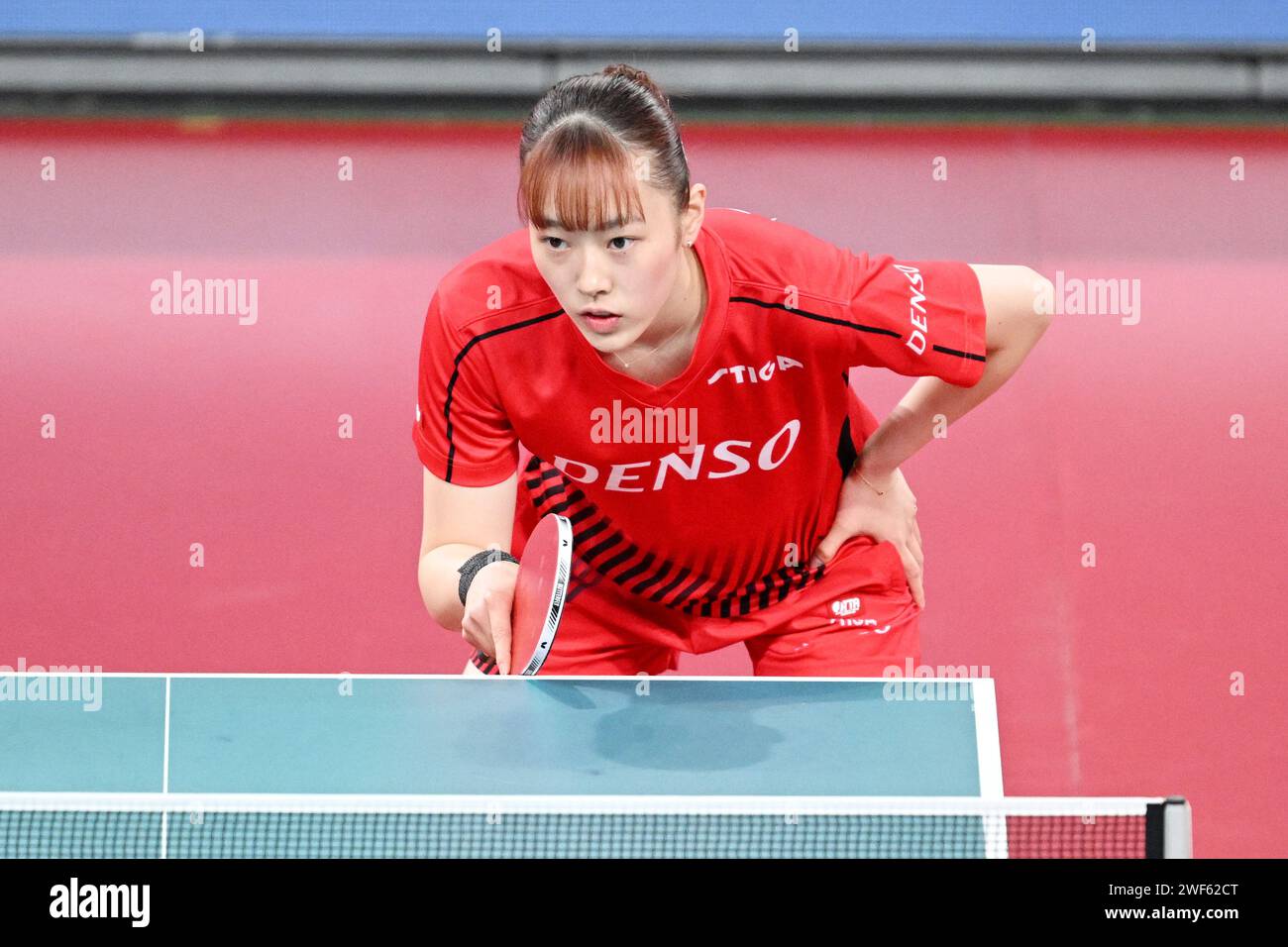 Tokyo, Japan. Credit: MATSUO. 27th Jan, 2024. Kaho Akae Table Tennis ...