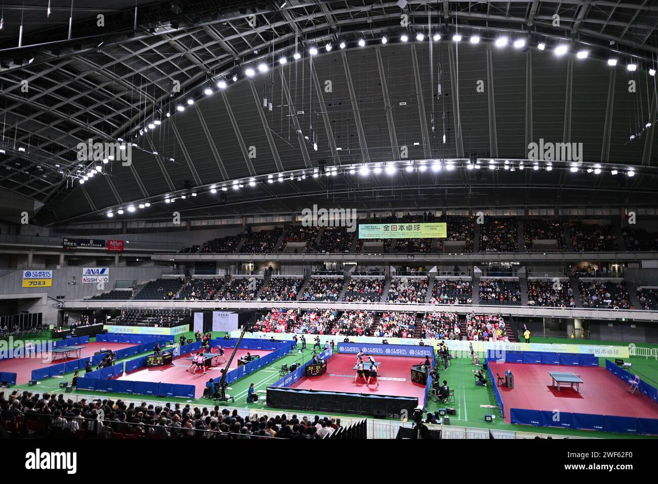 Tokyo, Japan. Credit: MATSUO. 27th Jan, 2024. General view Table Tennis ...