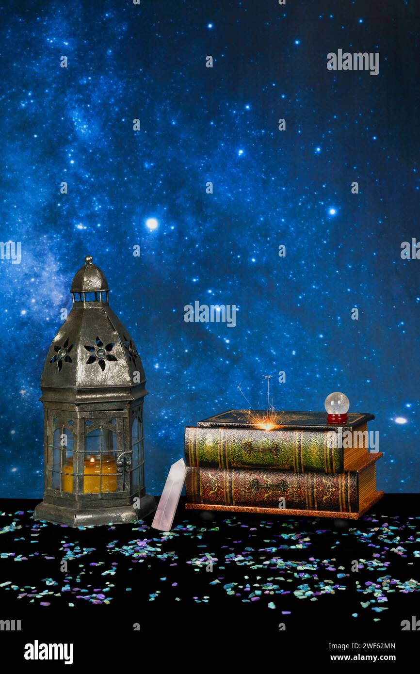 Magic spells, book hi-res stock photography and images - Alamy