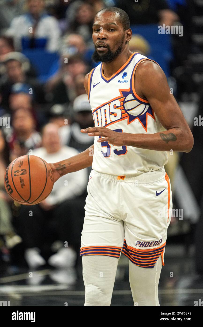 Orlando, Florida, USA, January 28, 2024, Phoenix Suns forward Kevin ...