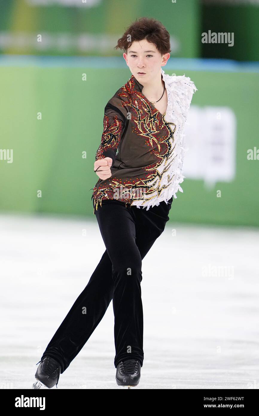 Gangneung Ice Arena, Gangneung, South Korea. 27th Jan, 2024. Rio Nakata ...