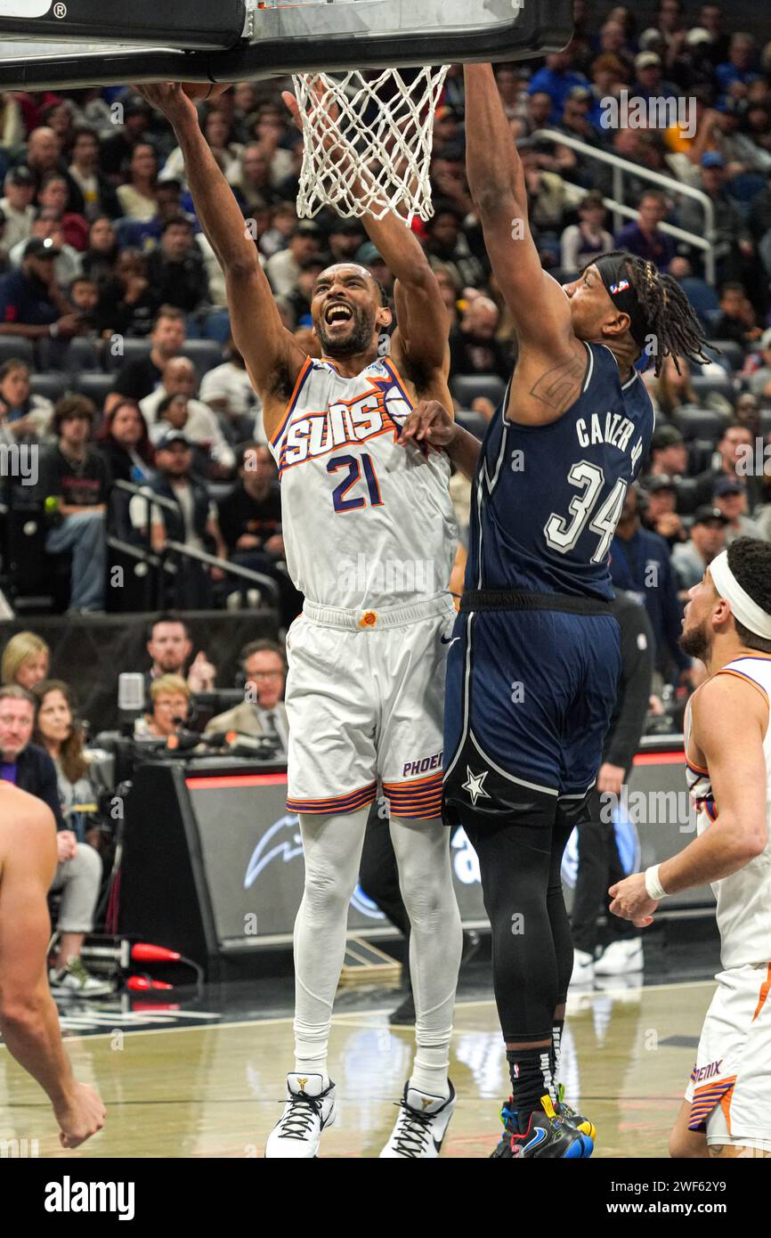 Orlando, Florida, USA, January 28, 2024, Phoenix Suns player Keita ...
