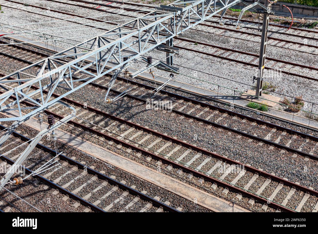 Supports metal rails hi-res stock photography and images - Alamy