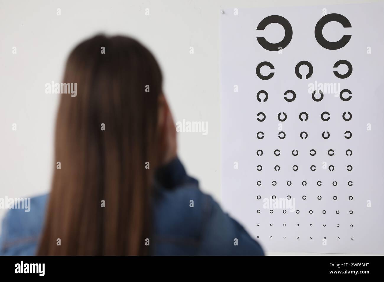 Woman ophthalmic examination hi-res stock photography and images - Alamy