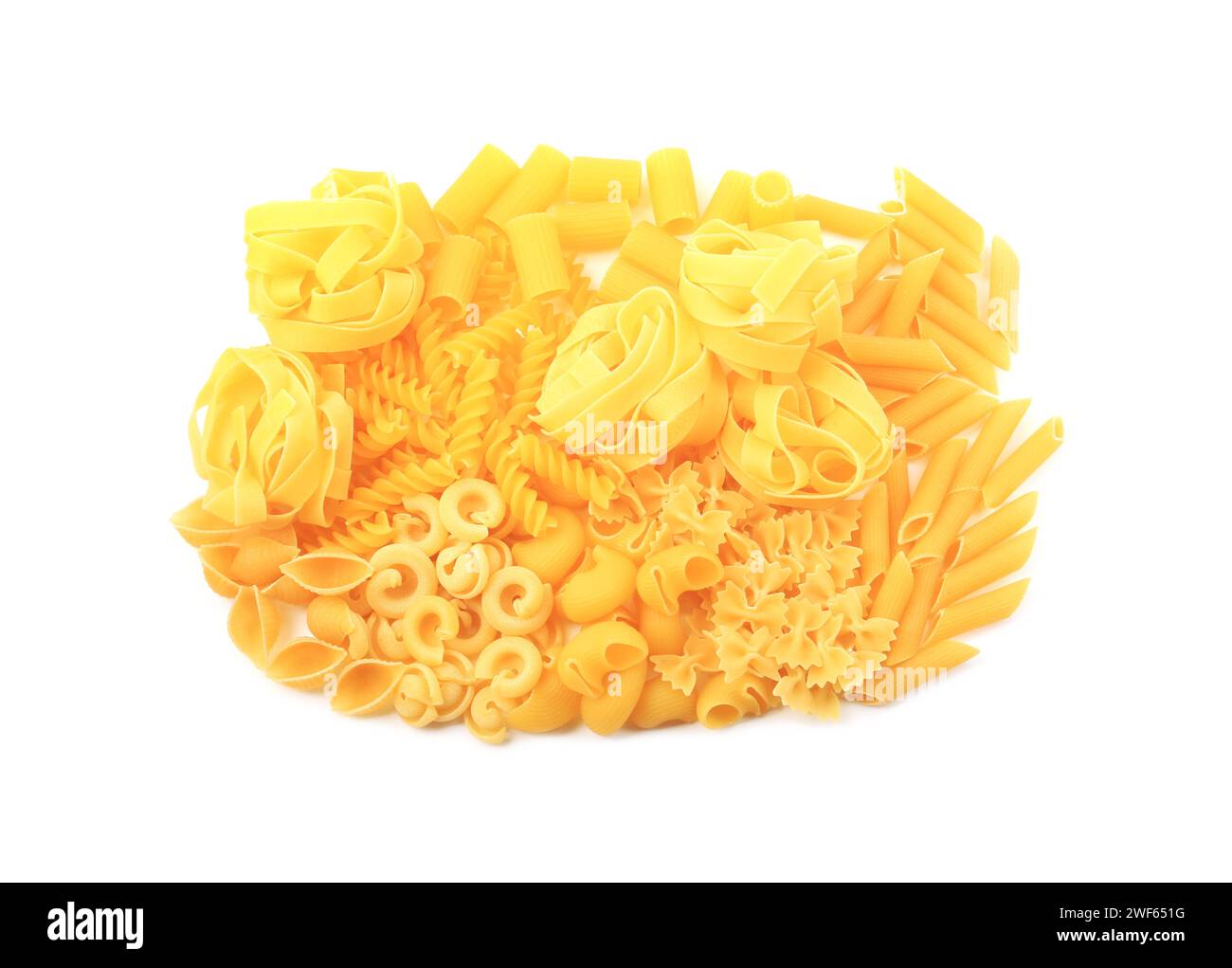 Different types pasta dish Cut Out Stock Images & Pictures - Alamy