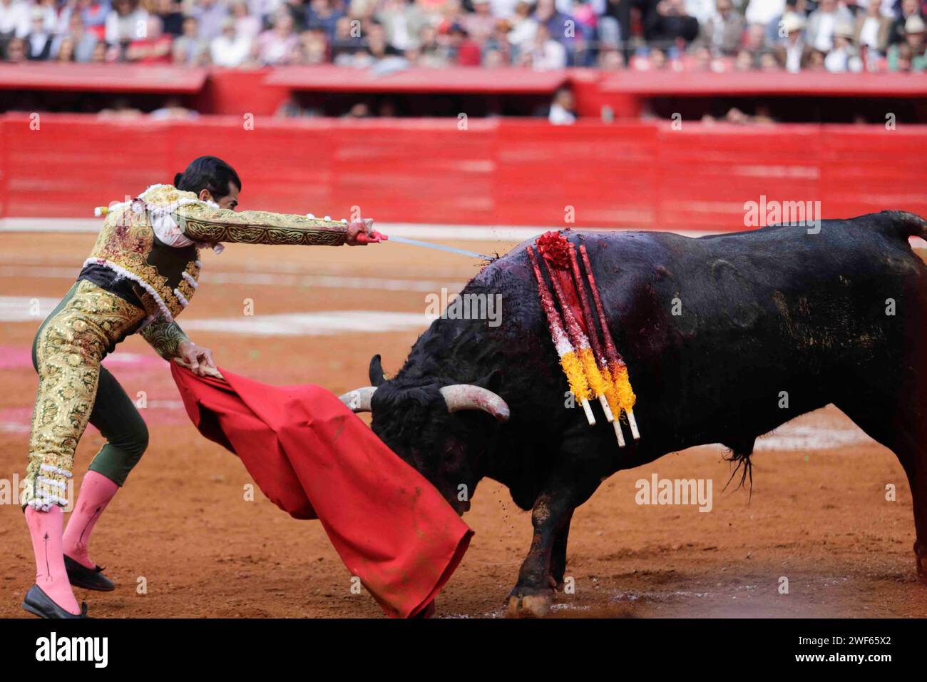 Mexico City, Mexico City, Mexico. 28th Jan, 2024. Bullfighter JOSELITO ...