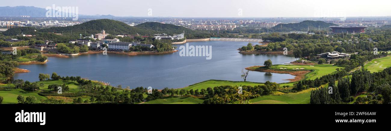 Yanqi Lake Scenic Area in Huairou District, Beijing Stock Photo - Alamy