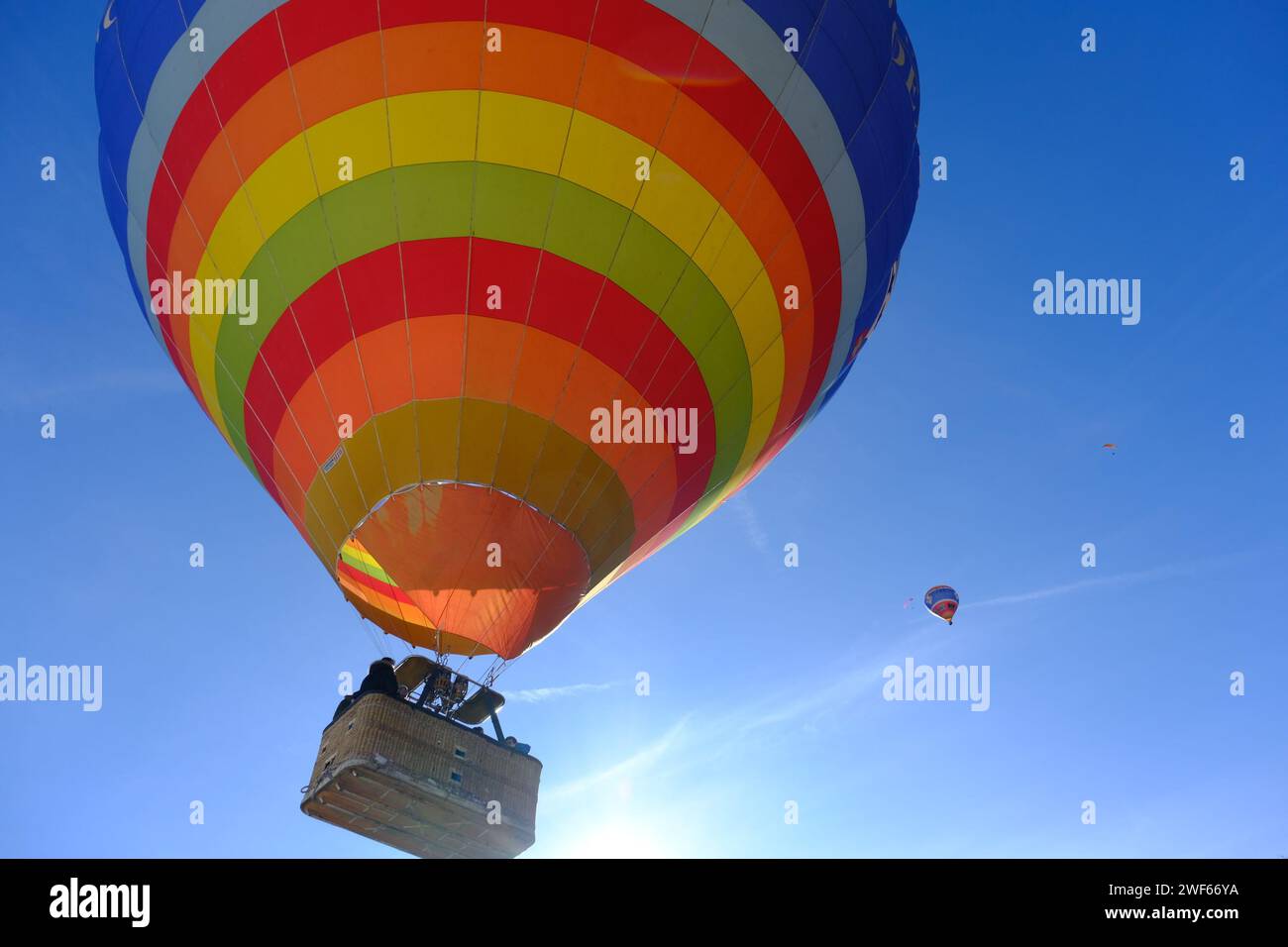 Chateau D'oex. 29th Jan, 2024. Balloons take off at the 44th ...