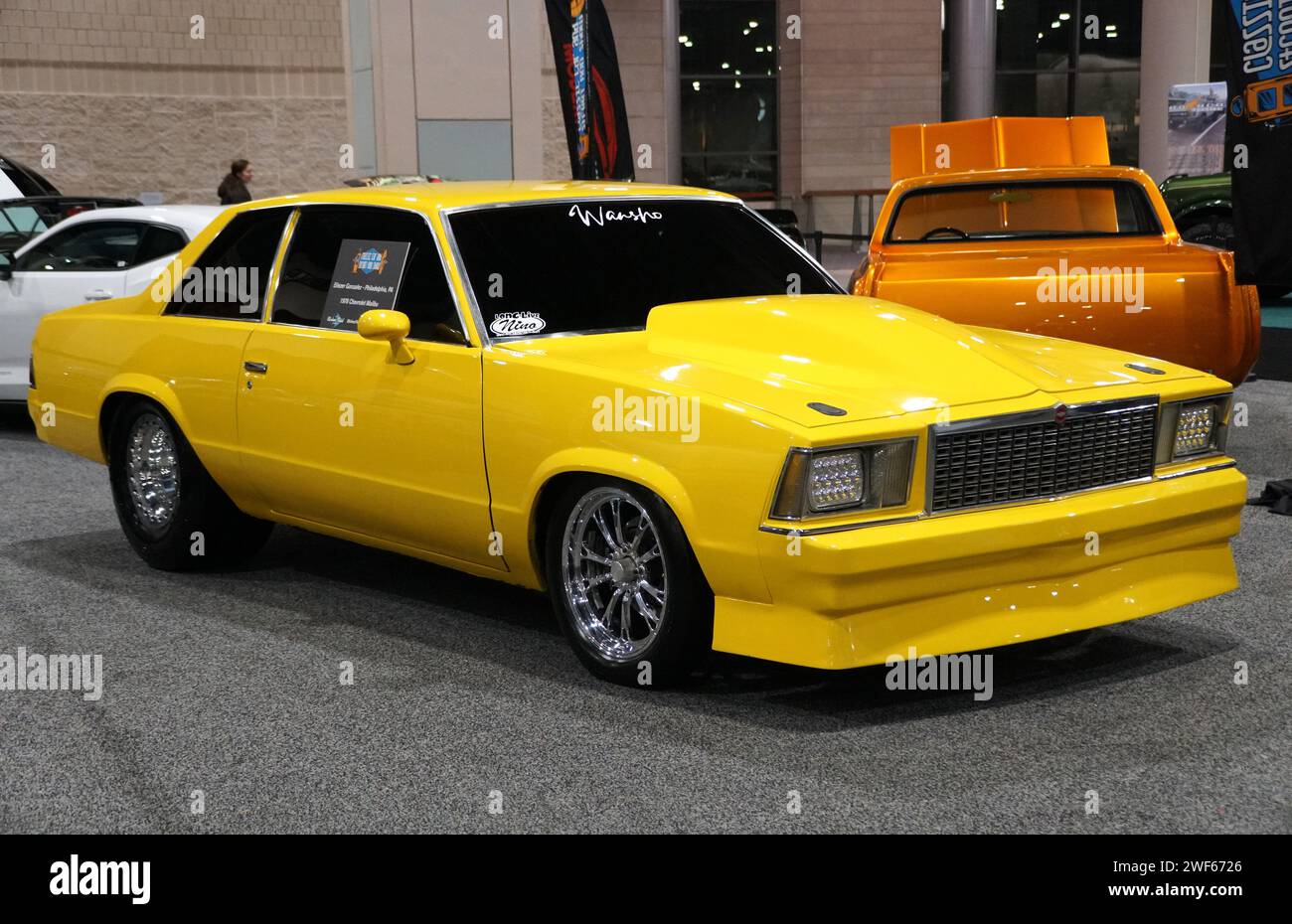 Philadelphia, Pennsylvania, U.S.A - January 14, 2024 - The yellow color ...