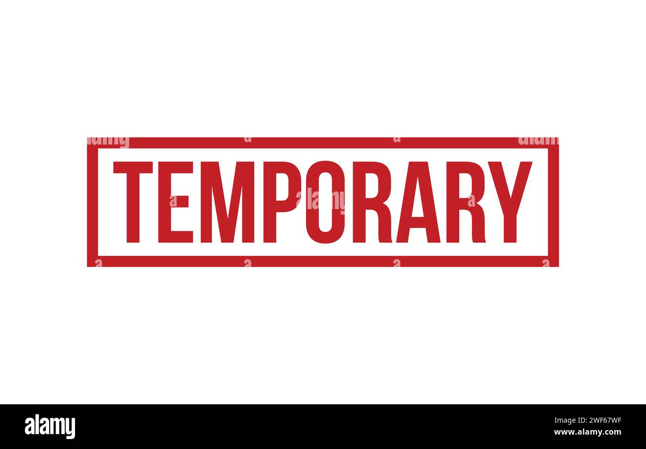 Temporary stamp hi-res stock photography and images - Alamy