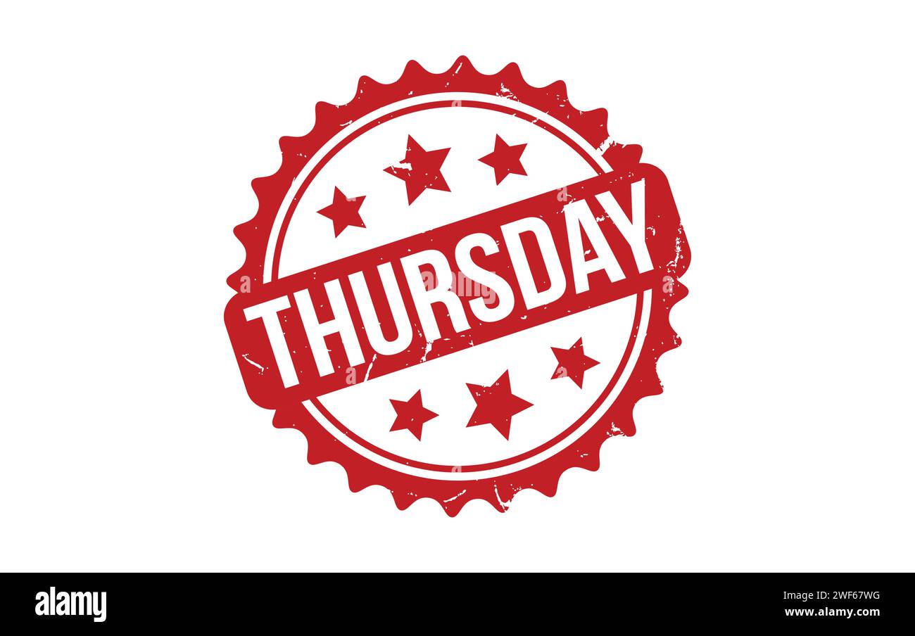 Thursday stamp Stock Vector Images - Alamy
