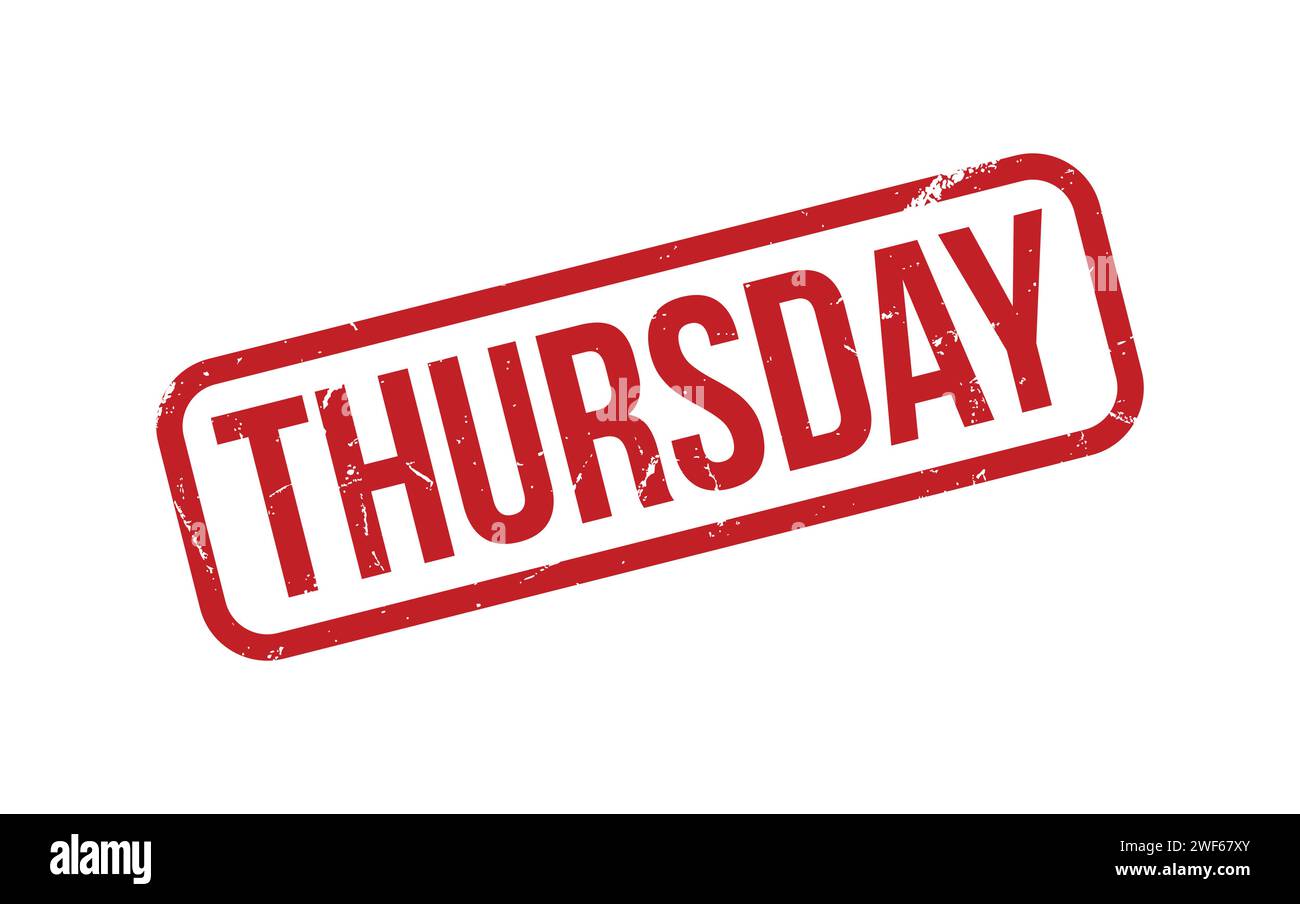 Thursday seal Stock Vector Images - Alamy