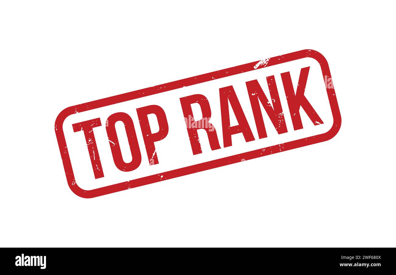 Top Rank Stamp. Top Rank Rubber grunge Stamp Seal Stock Vector Image ...
