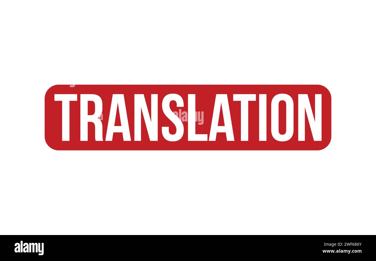 Translation stamp Stock Vector Images - Alamy