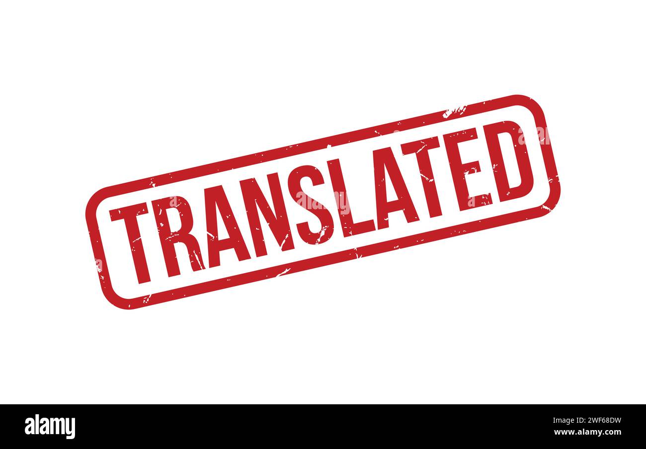 Translated seal Stock Vector Images - Alamy