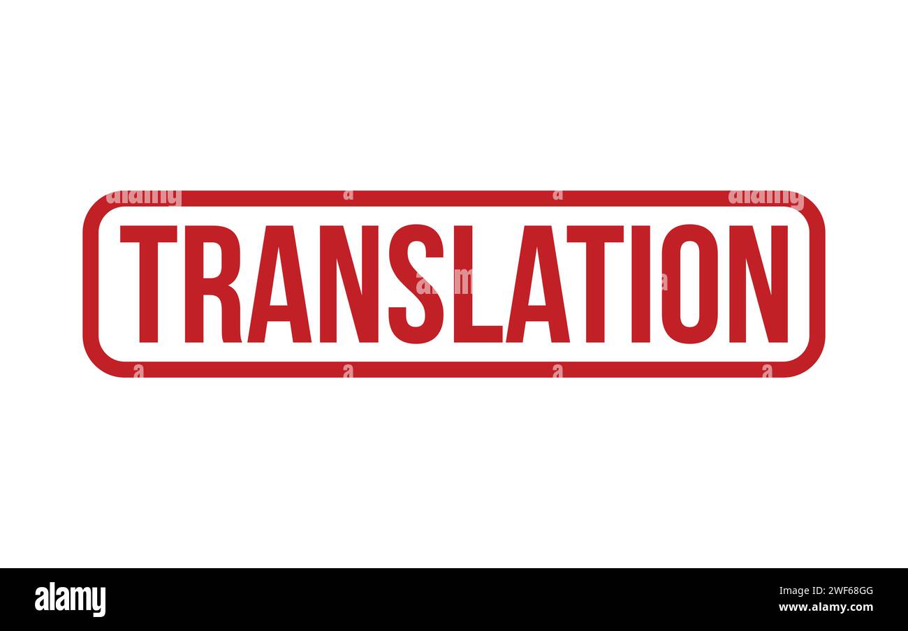 Translation stamp Stock Vector Images - Alamy