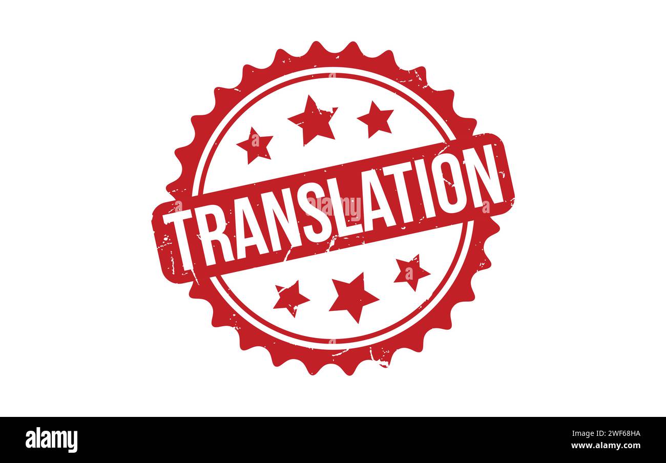 Translation stamp Stock Vector Images - Alamy