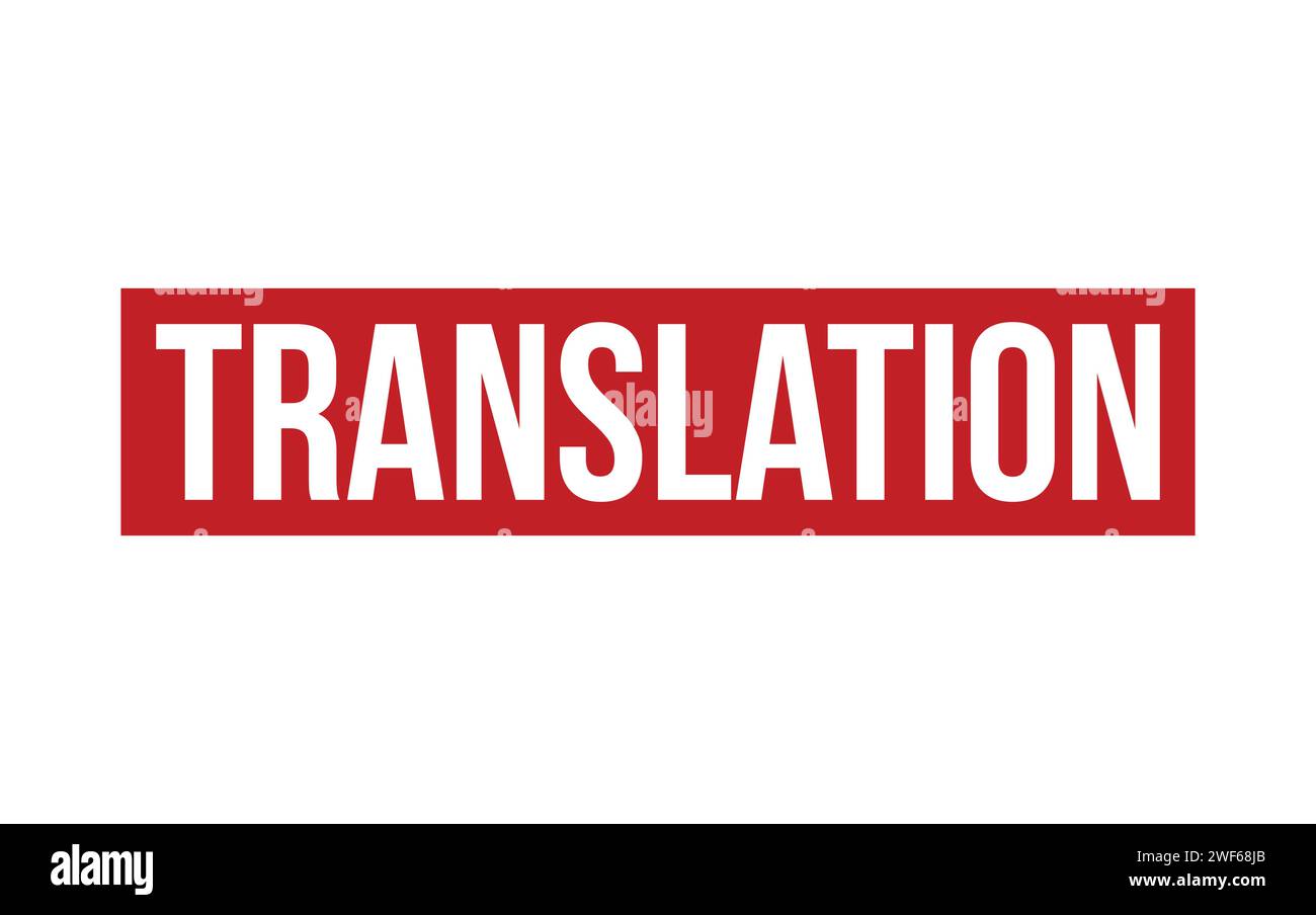 Translation stamp Stock Vector Images - Alamy