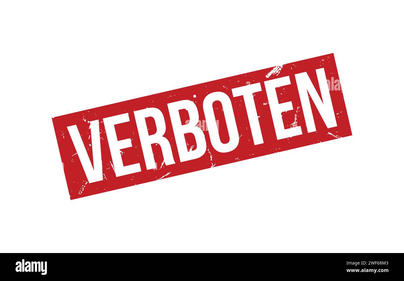 Verboten stamp hi-res stock photography and images - Alamy