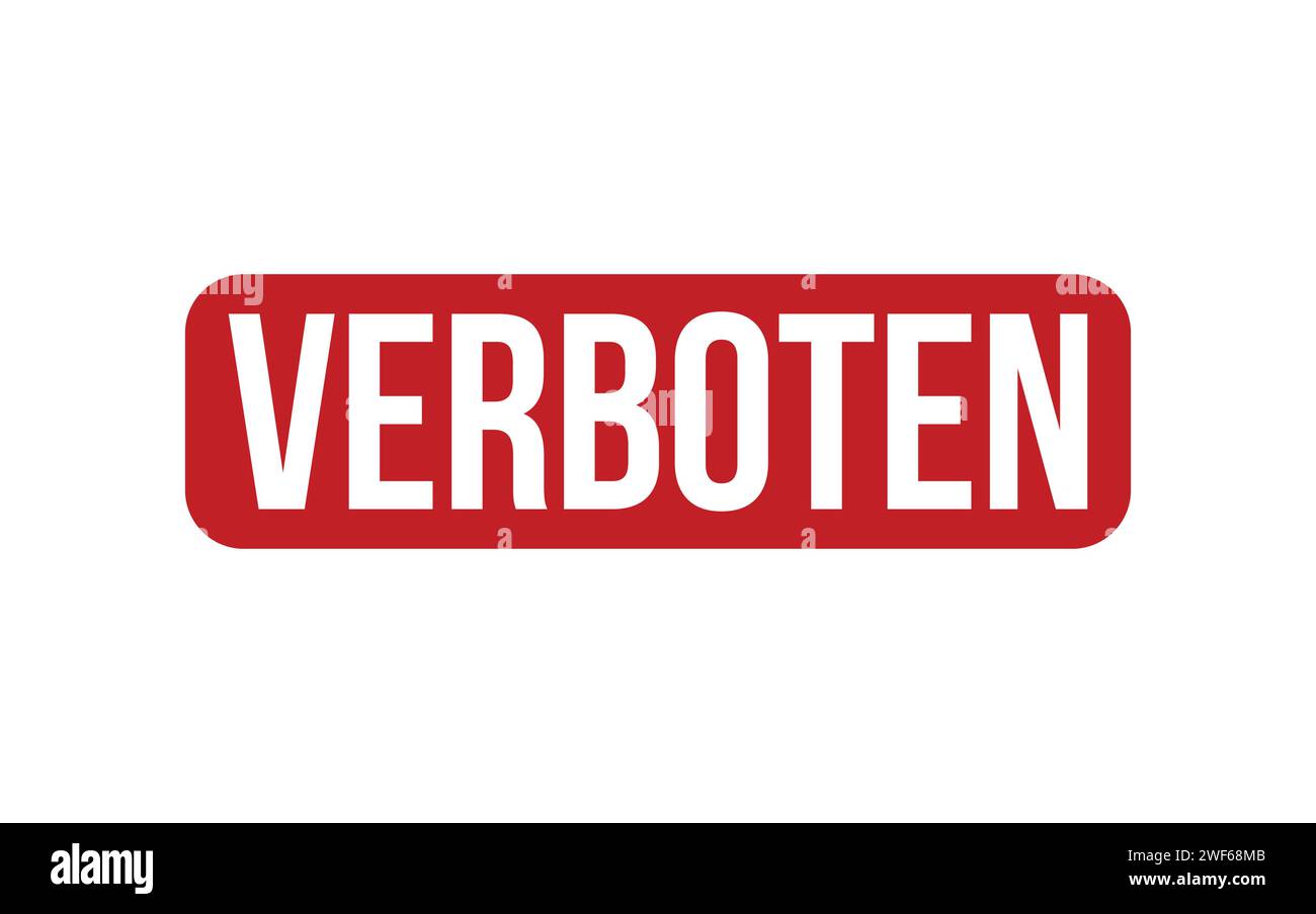 Verboten stamp hi-res stock photography and images - Alamy