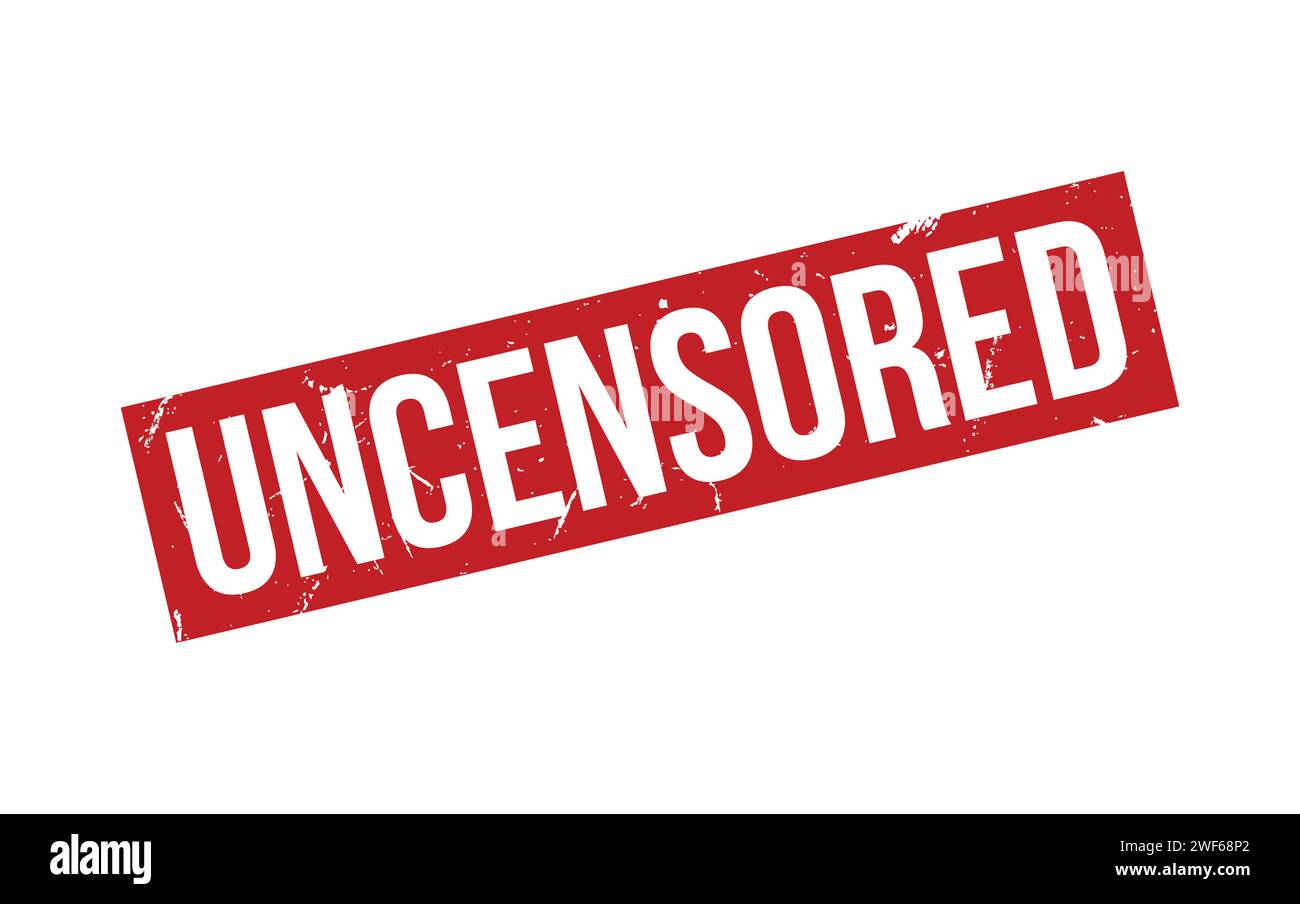 Uncensored Stamp. Uncensored Rubber grunge Stamp Seal Stock Vector ...