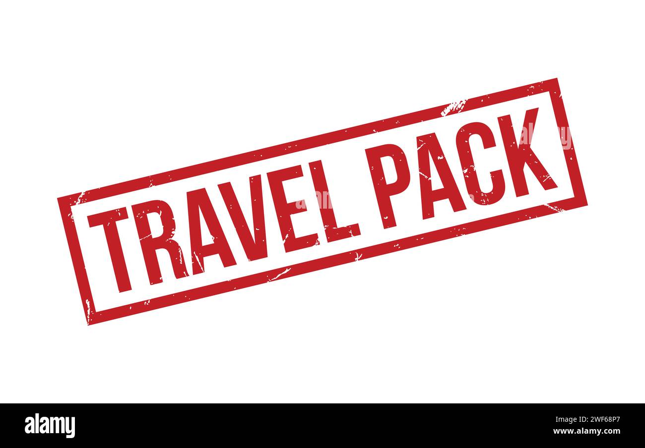 Travel Pack Stamp. Travel Pack Rubber grunge Stamp Seal Stock Vector ...