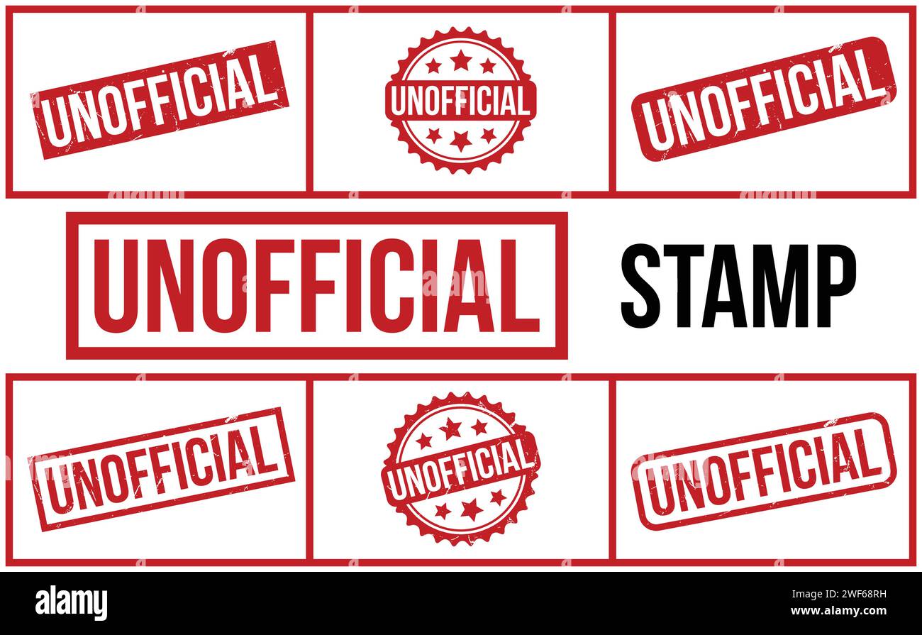 Unofficial stamp Stock Vector Images - Alamy