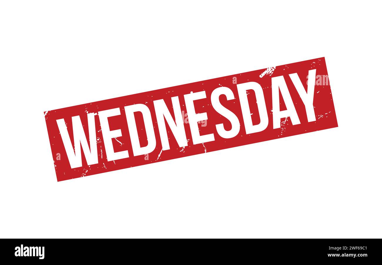 Wednesday rubber stamp hi-res stock photography and images - Alamy