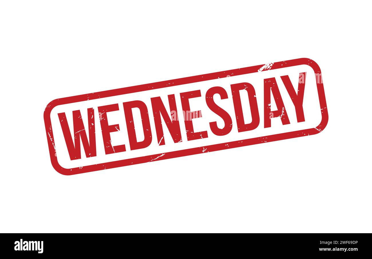 Wednesday rubber stamp hi-res stock photography and images - Alamy