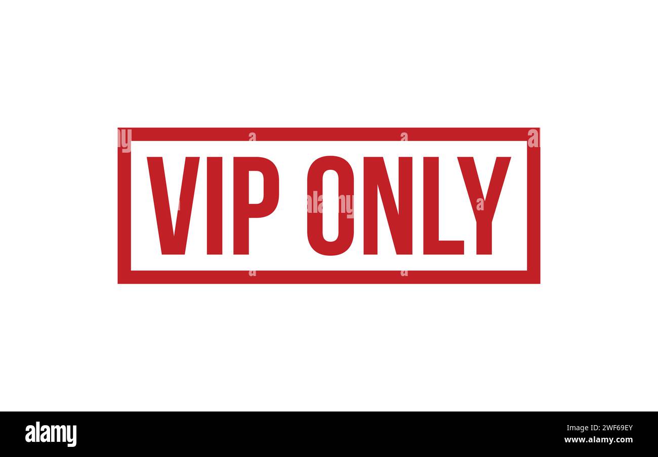 Vip only seal hi-res stock photography and images - Alamy