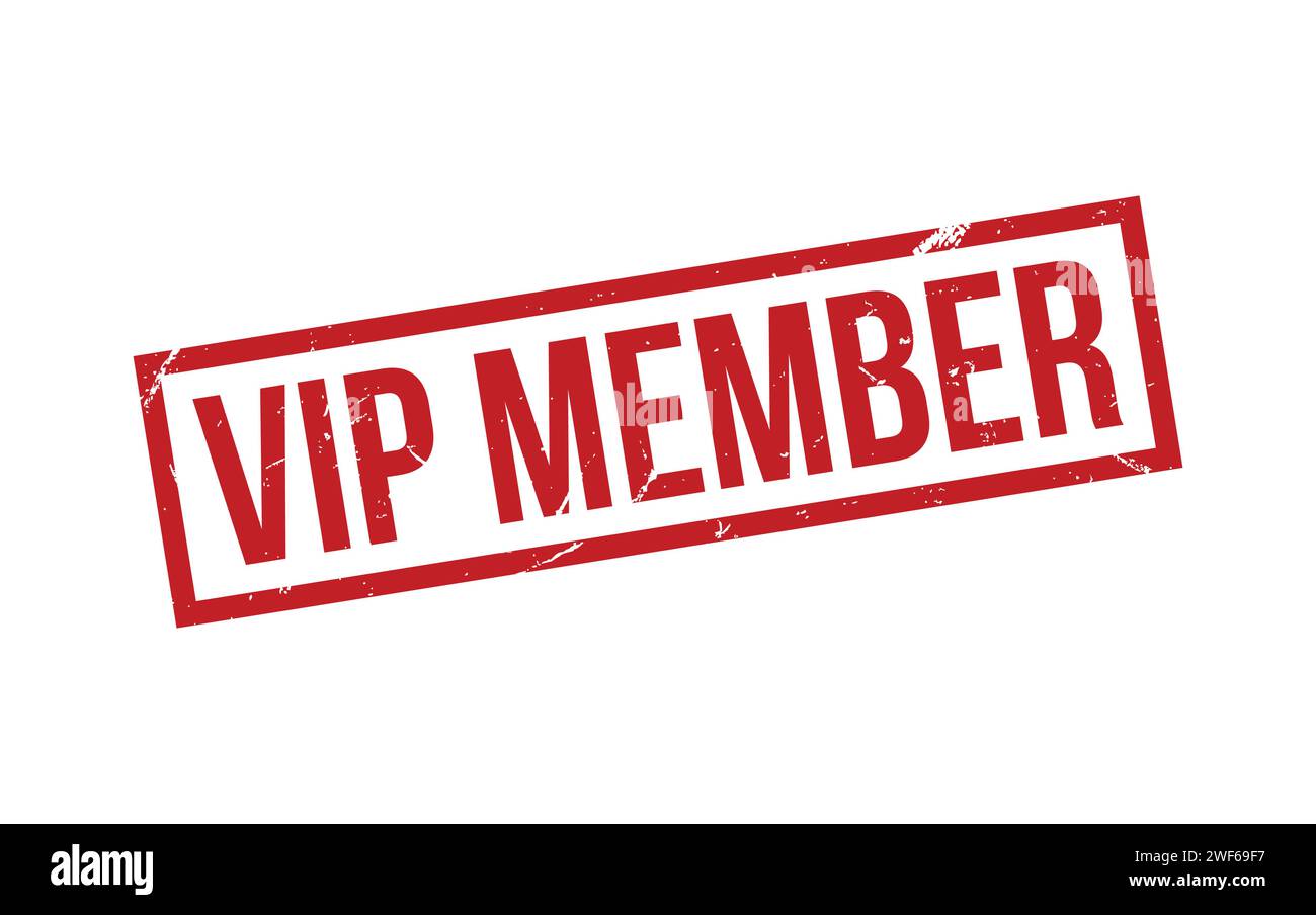 Vip member stamp sign seal hi-res stock photography and images - Alamy