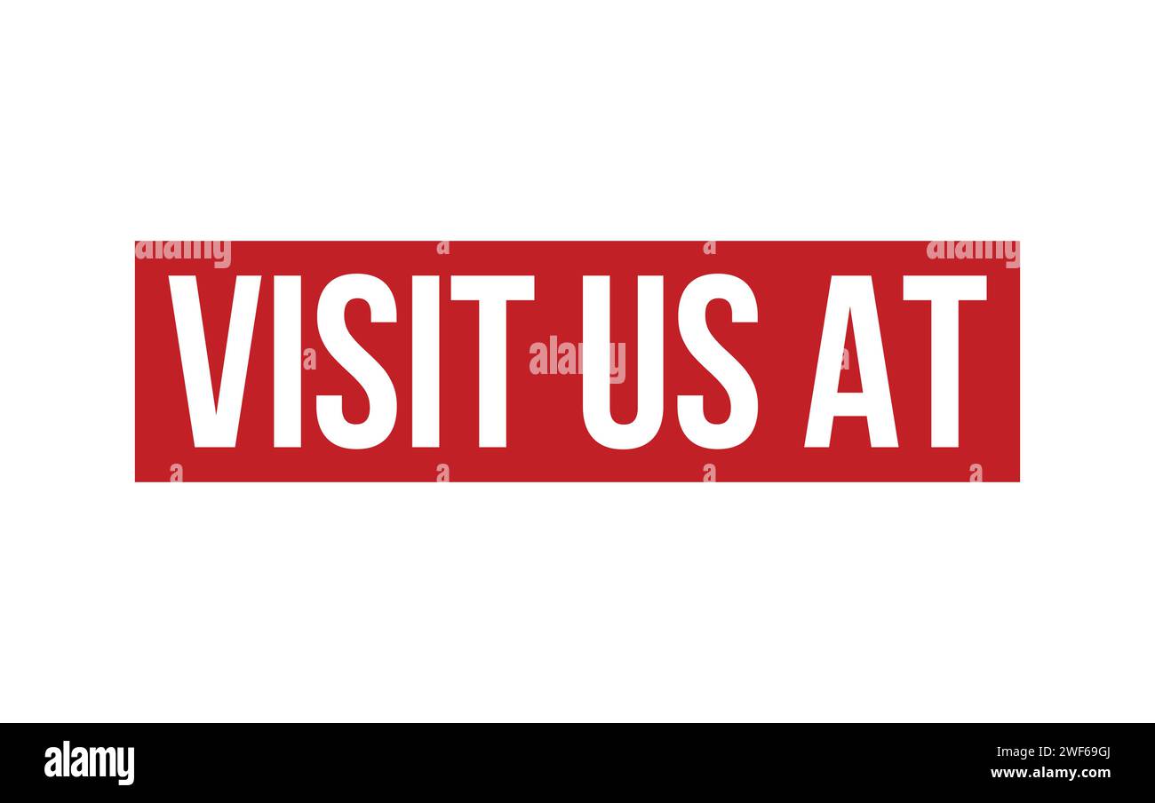 Visit Us At Stamp. Visit Us At Rubber grunge Stamp Seal Stock Vector ...