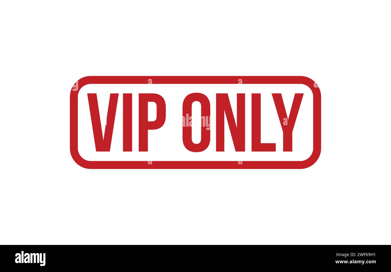 Vip only seal hi-res stock photography and images - Alamy