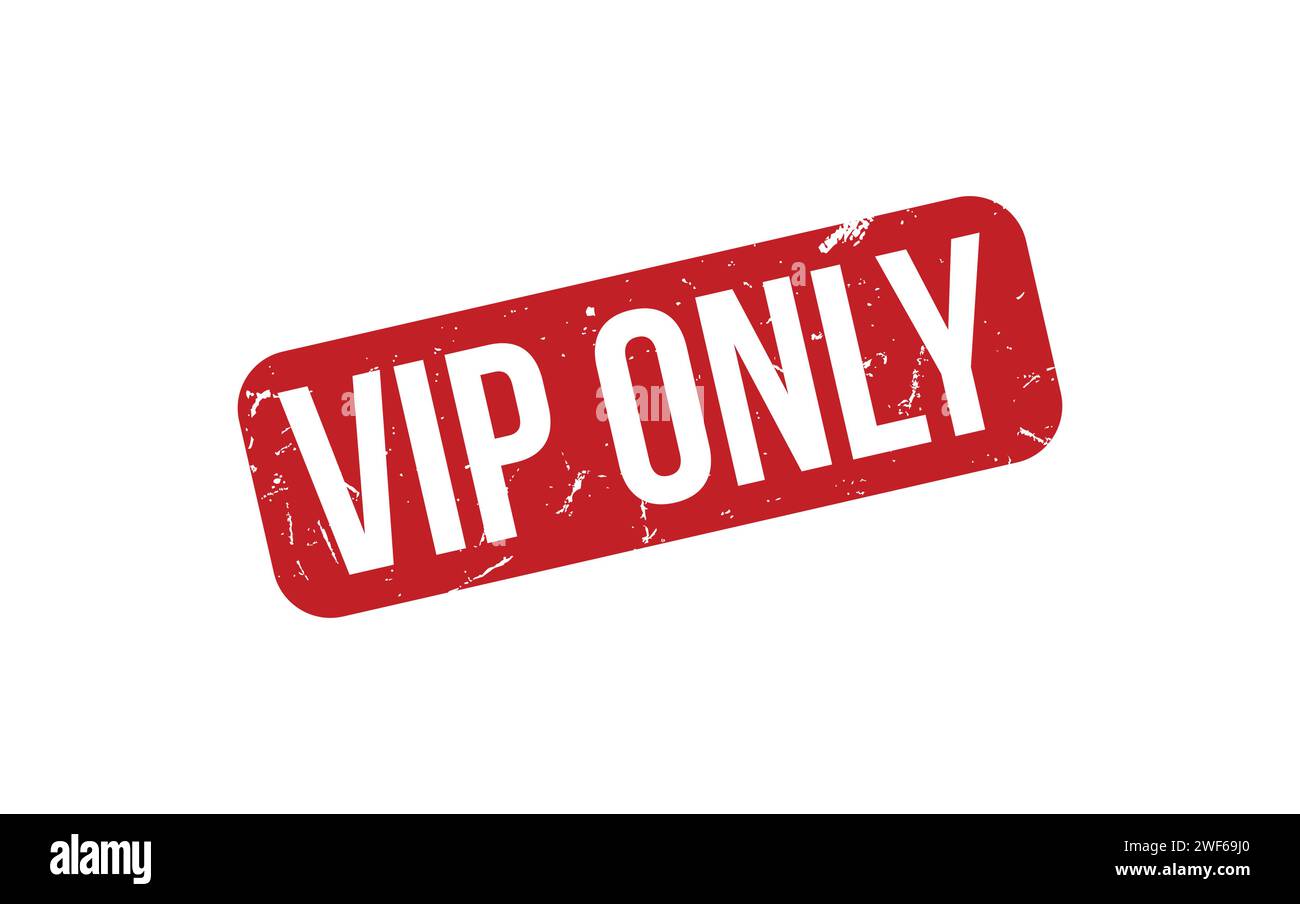 Vip only stamp hi-res stock photography and images - Alamy