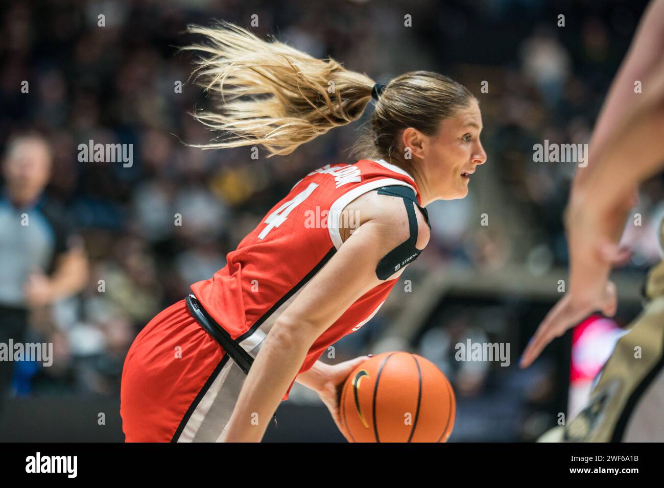 West Lafayette, Indiana, USA. 28th Jan, 2024. Ohio State Buckeyes Guard ...