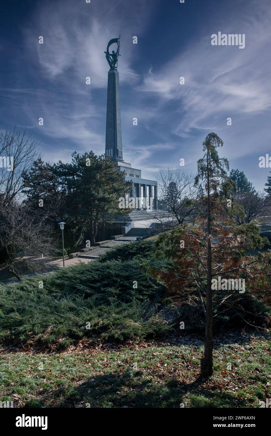 Slavin memorial monument and cemetery for Soviet Army soldiers who died ...