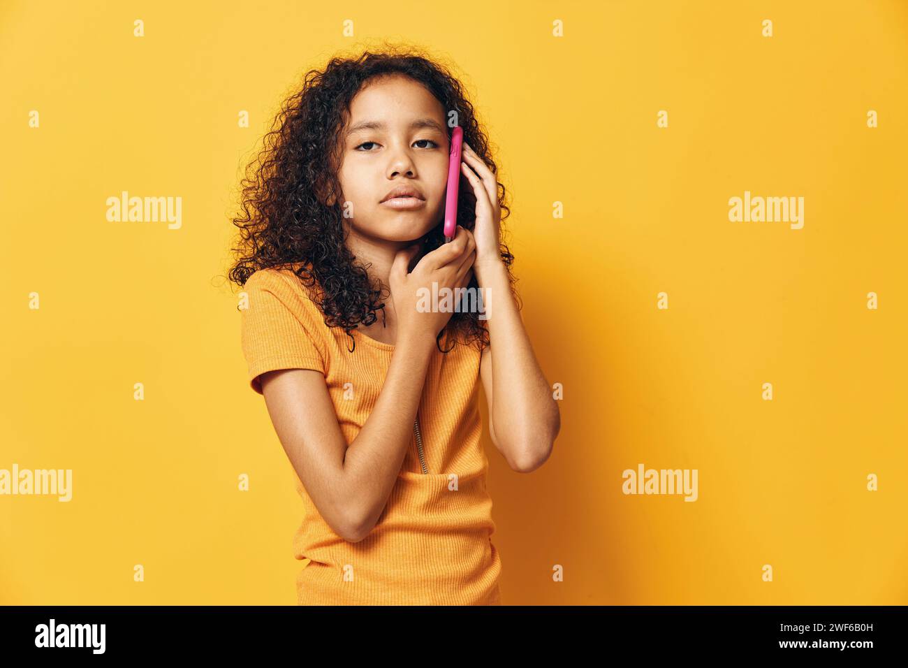 Female woman woman portrait background face expression person ...