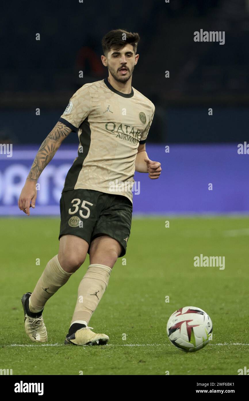 Lucas Beraldo of PSG during the French championship Ligue 1 football ...