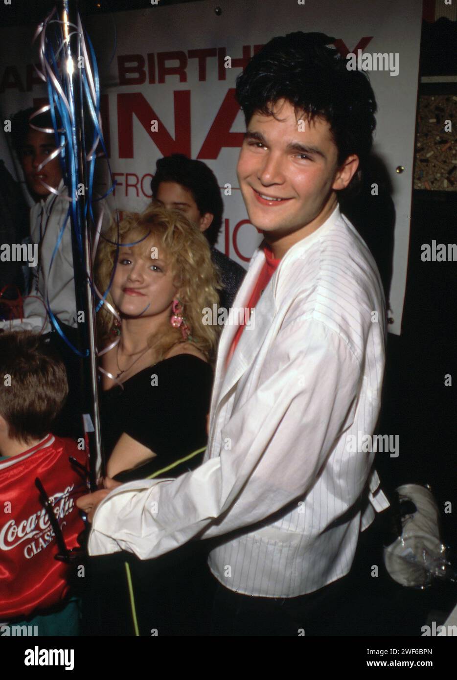 Corey Feldman and Tina Yothers May 1989 Credit: Ralph Dominguez ...
