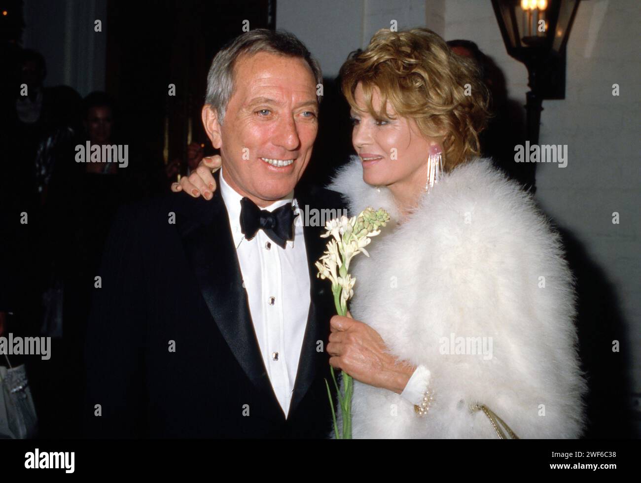 Andy Williams and Angie Dickinson Circa 1980's Credit: Ralph Dominguez ...