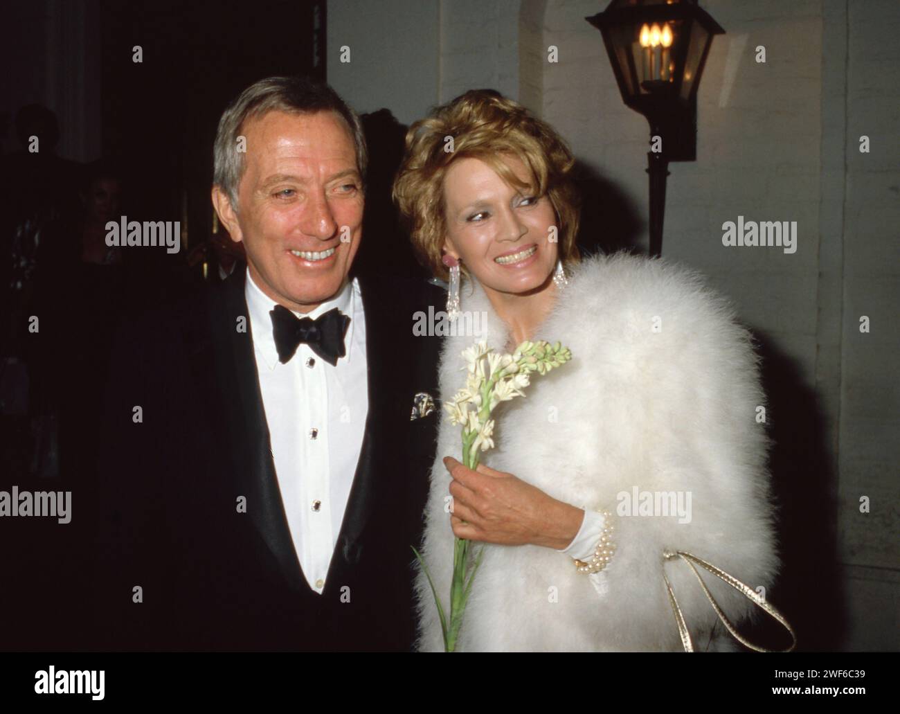 Andy Williams and Angie Dickinson Circa 1980's Credit: Ralph Dominguez ...