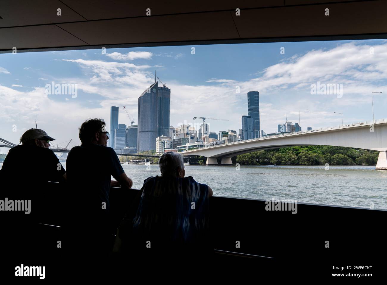 Brisbane city and the Brisbane River, from the Maritime Museum ...
