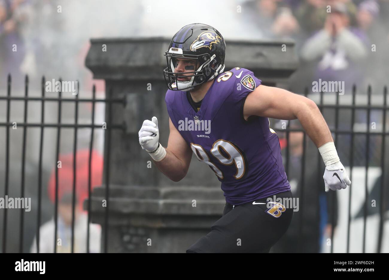 Baltimore, MD, USA. 28th Jan, 2024. Baltimore Ravens TE Mark Andrews ...