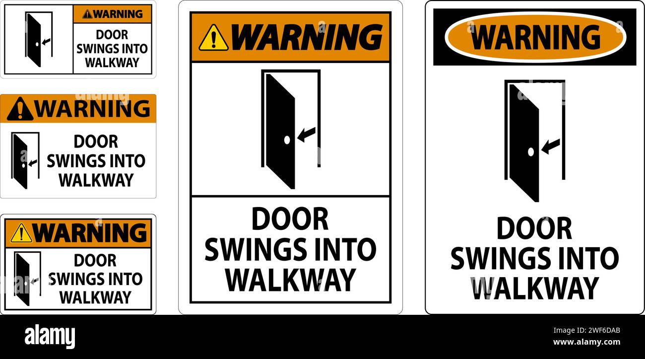 Walkway to green door Stock Vector Images - Alamy