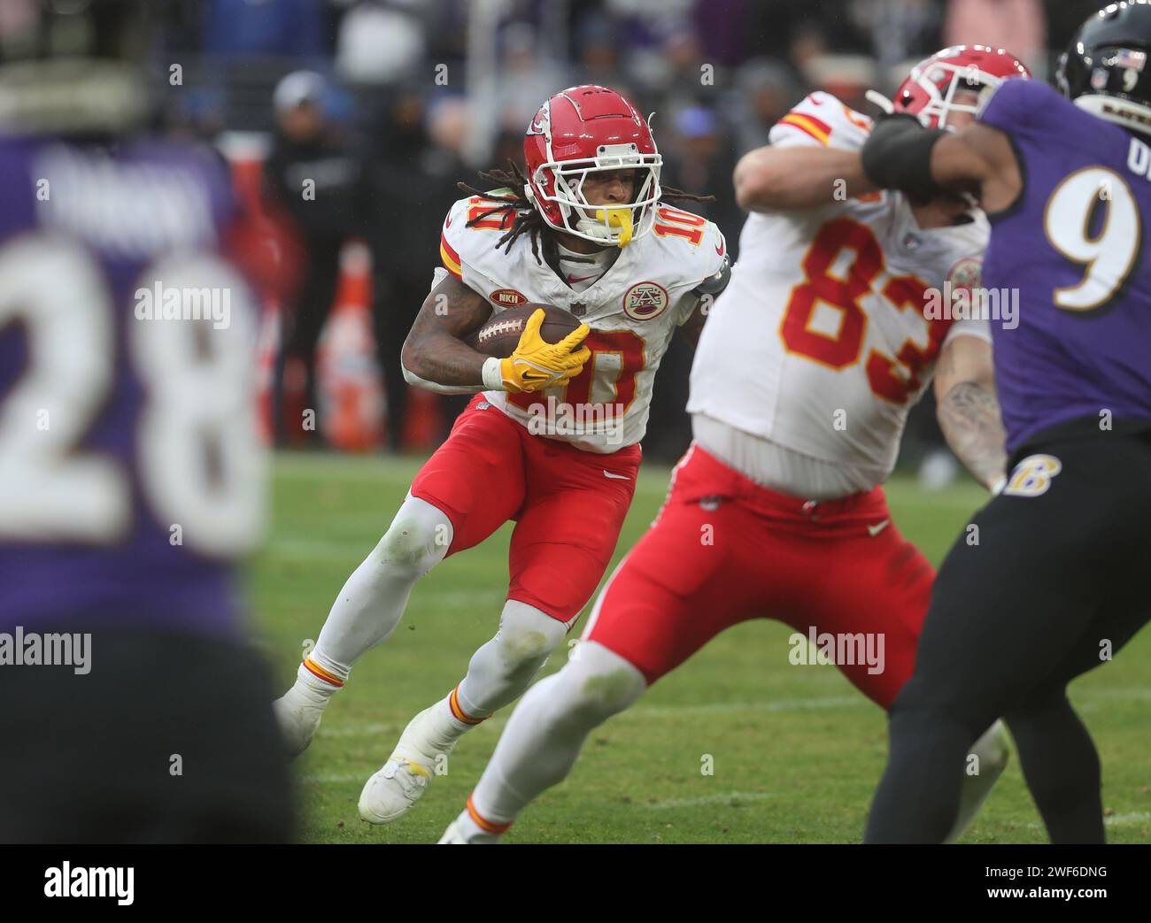 Isiah pacheco ravens hi-res stock photography and images - Alamy