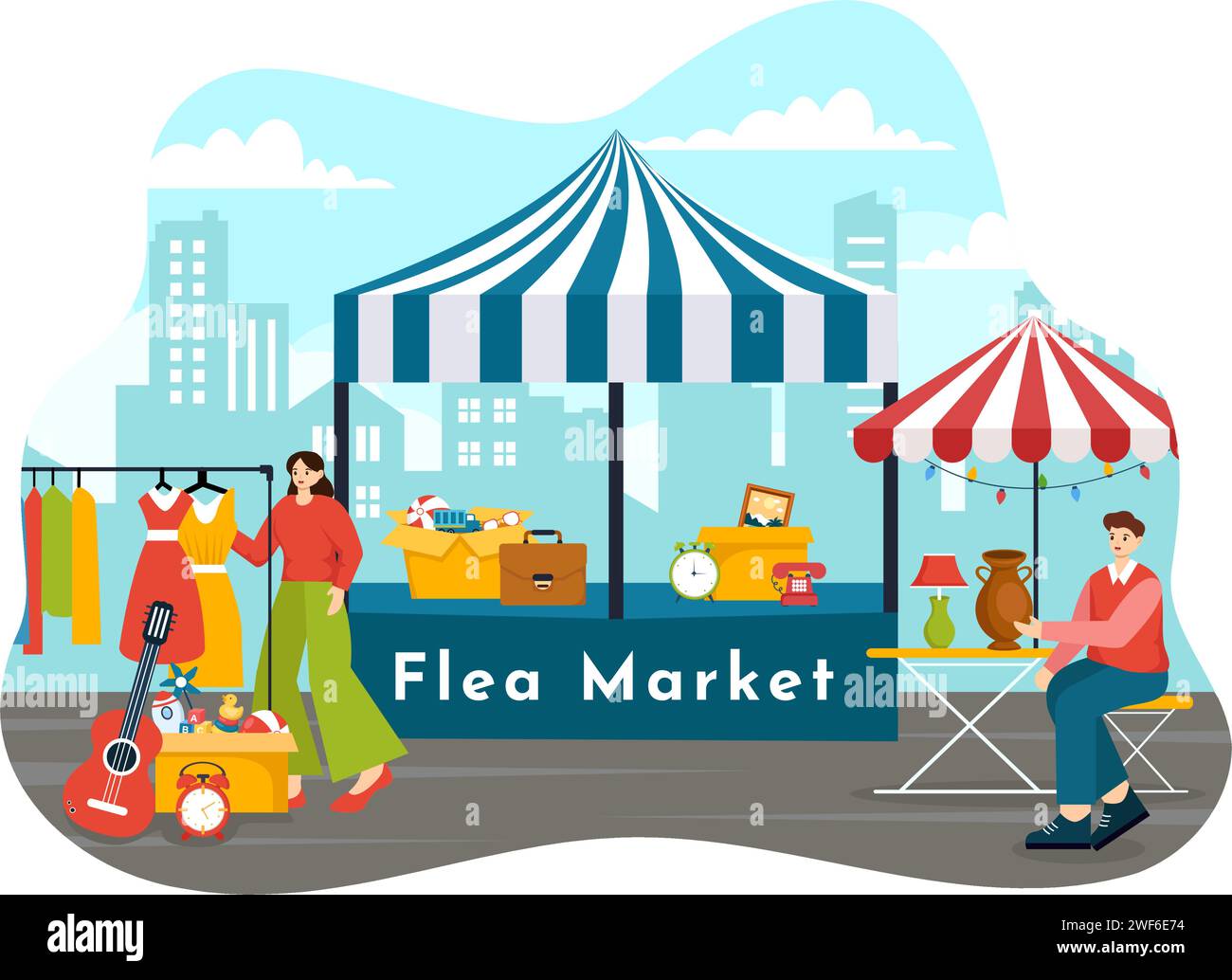 Old shoppers Stock Vector Images - Alamy